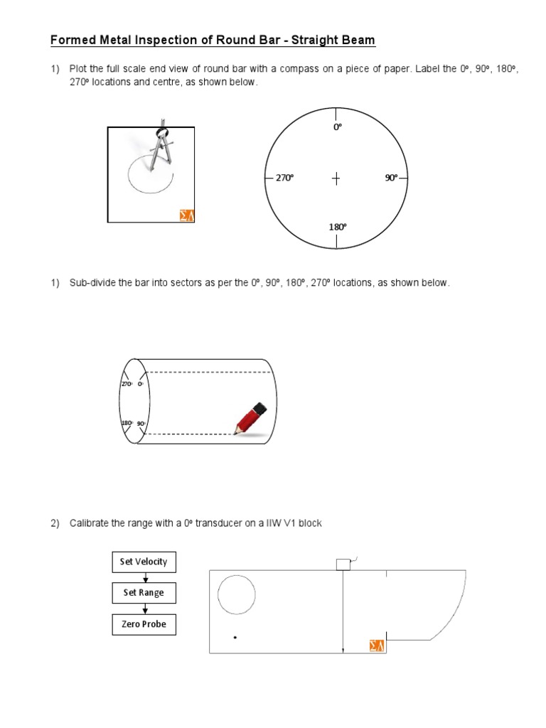 Ultrasonic Testing of Round Bars | PDF