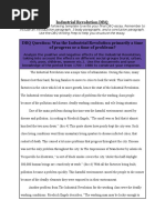 Industrial Revolution's Negative Impacts | PDF | Industrial Revolution
