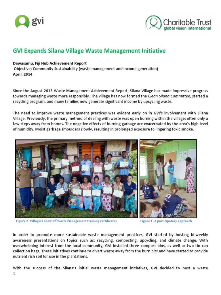 Silana Village Waste Management Success | PDF | Recycling | Waste ...