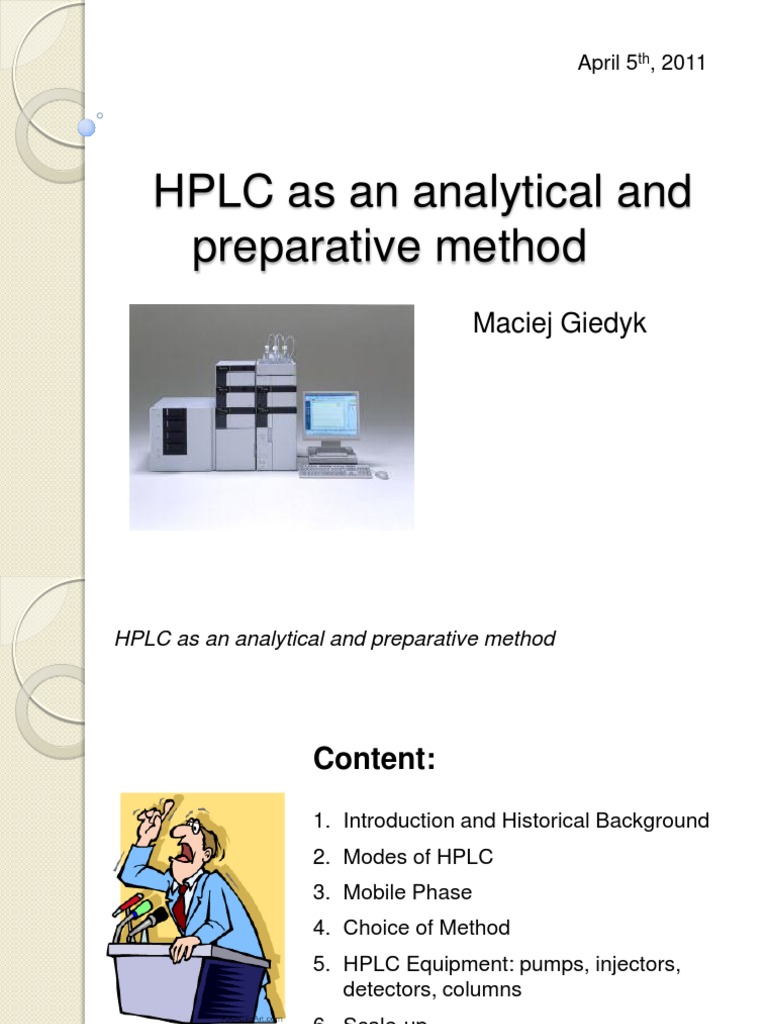 HPLC | PDF | High Performance Liquid Chromatography | Elution
