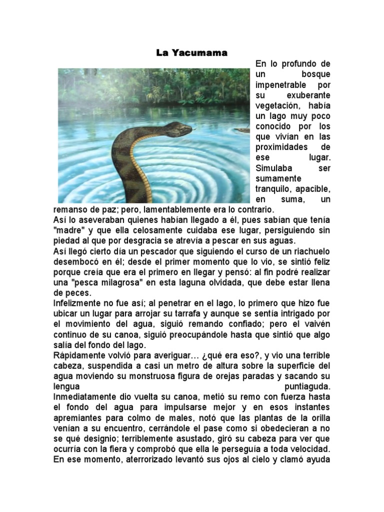 La Yacumama | Infografia | Información