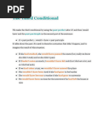 Third Conditional Presentation | PDF