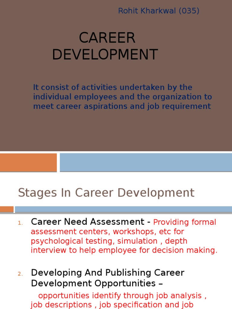 Career Development Strategies and Challenges | PDF