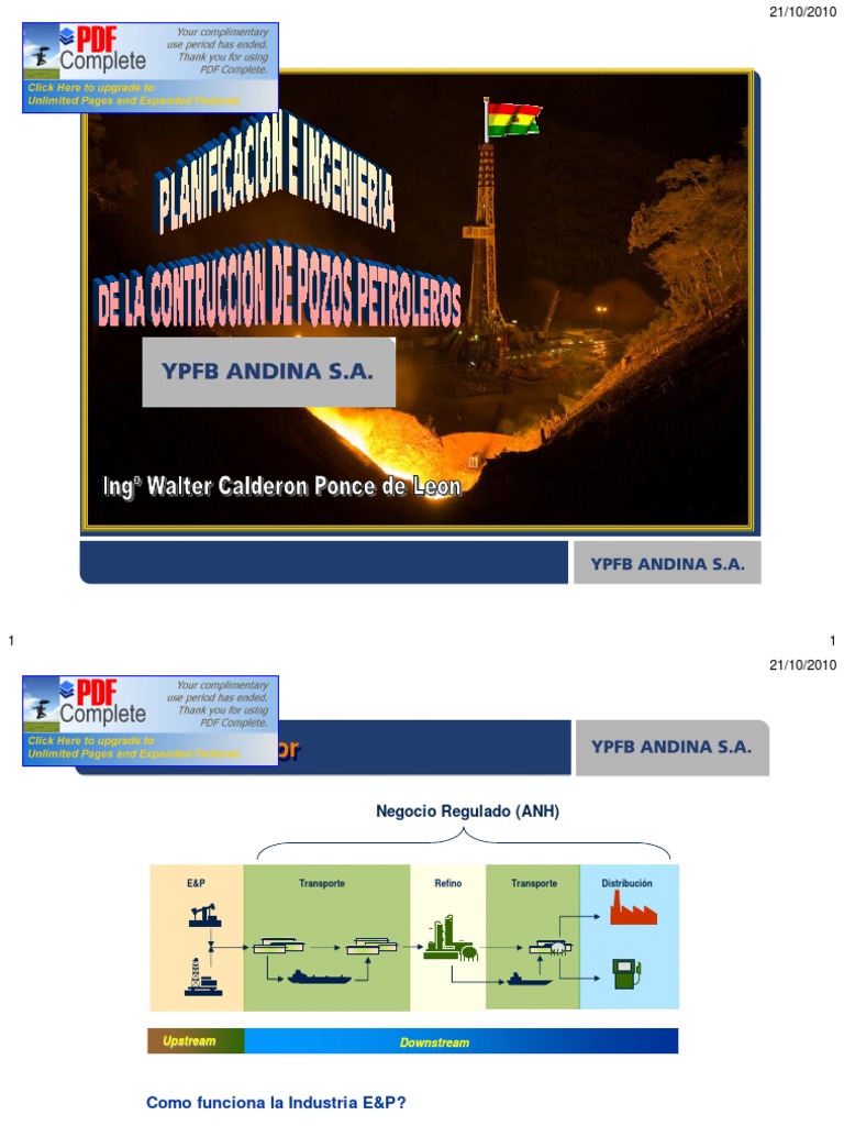 "YPFB Andina: Producción y Exploración" | PDF | Petróleo | Science