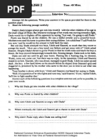 English Language Past Questions and Answers | PDF