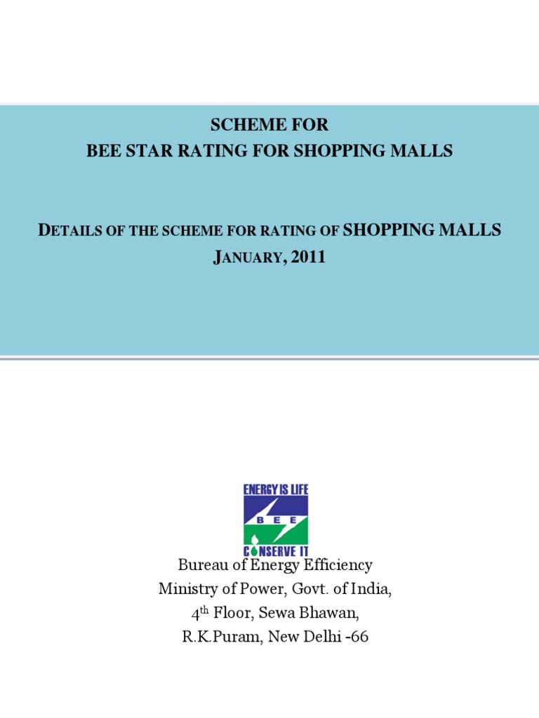 BEE Star Rating - Shopping Mall | PDF | Kilowatt Hour | Power (Physics)