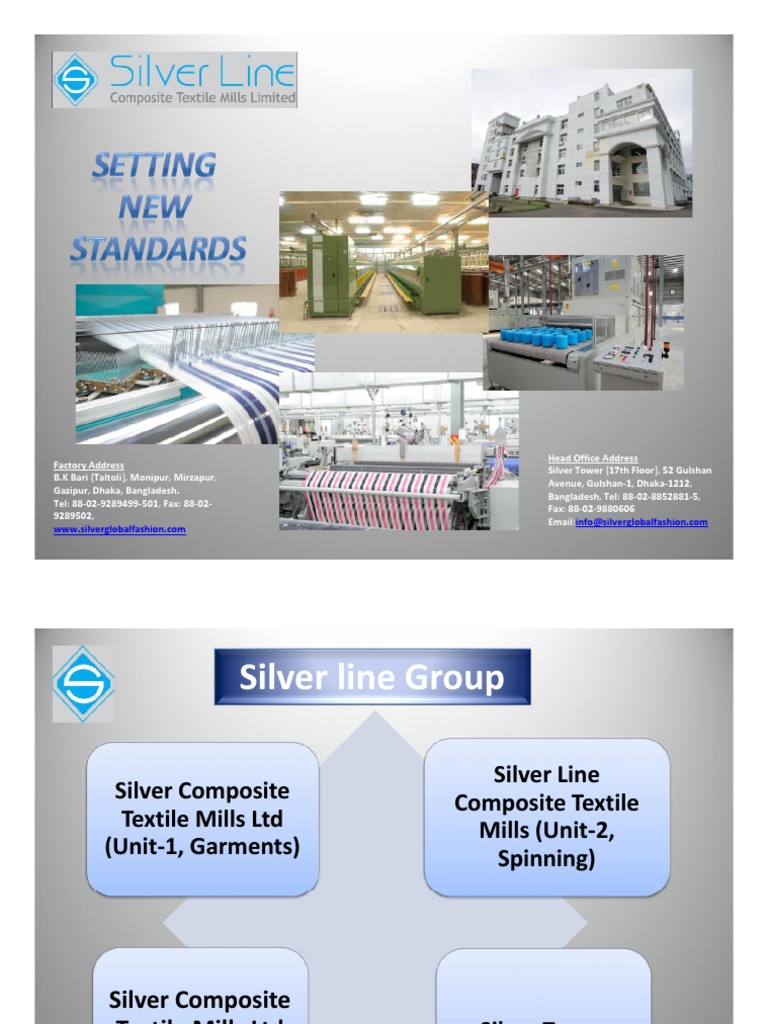 Sliver Line Composite Textile Mills | PDF | Textile Manufacturing | Weaving