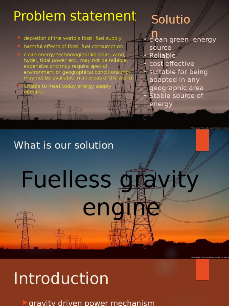 Gravity Engine | PDF | Engines | Sustainable Energy