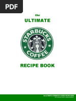 Starbucks Barista Cheat Sheet | PDF | Tea | Hot Drinks