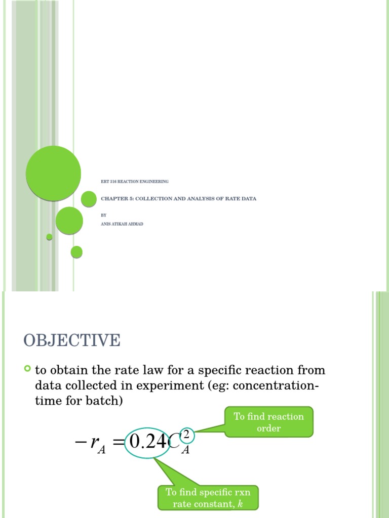 Rate Data Analysis in Reaction Engineering | PDF | Chemical Reactor ...