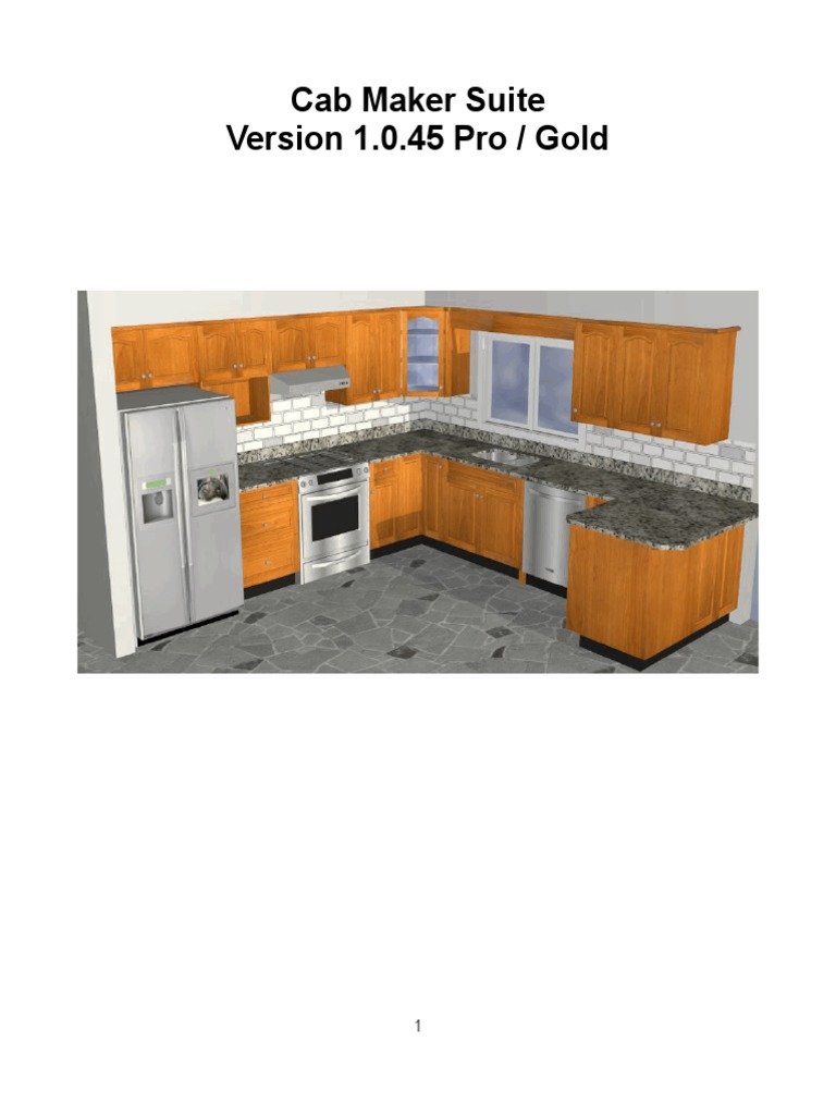Cab Maker Suite User Guide | PDF | Door | Cabinetry
