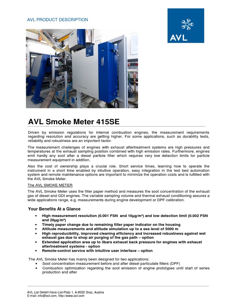 AVL | Download Free PDF | Exhaust Gas | Diesel Engine