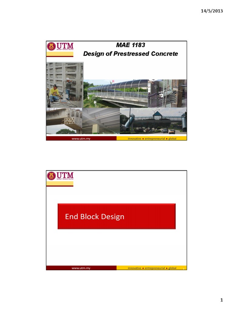 End Block | PDF | Prestressed Concrete | Beam (Structure)