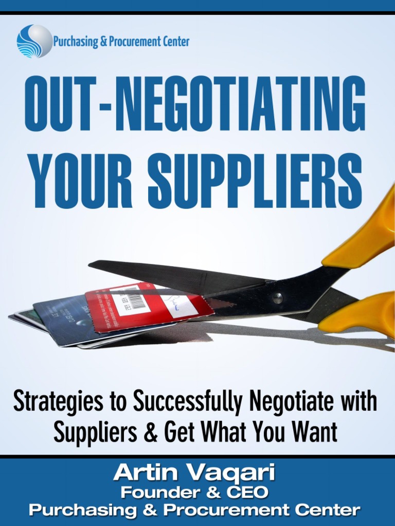 Purchasing Negotiation Handbook | PDF | Procurement | Sales