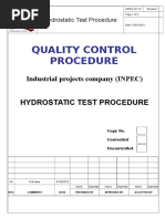 Safe Distance Calculation Hydrotest | PDF | Technology & Engineering