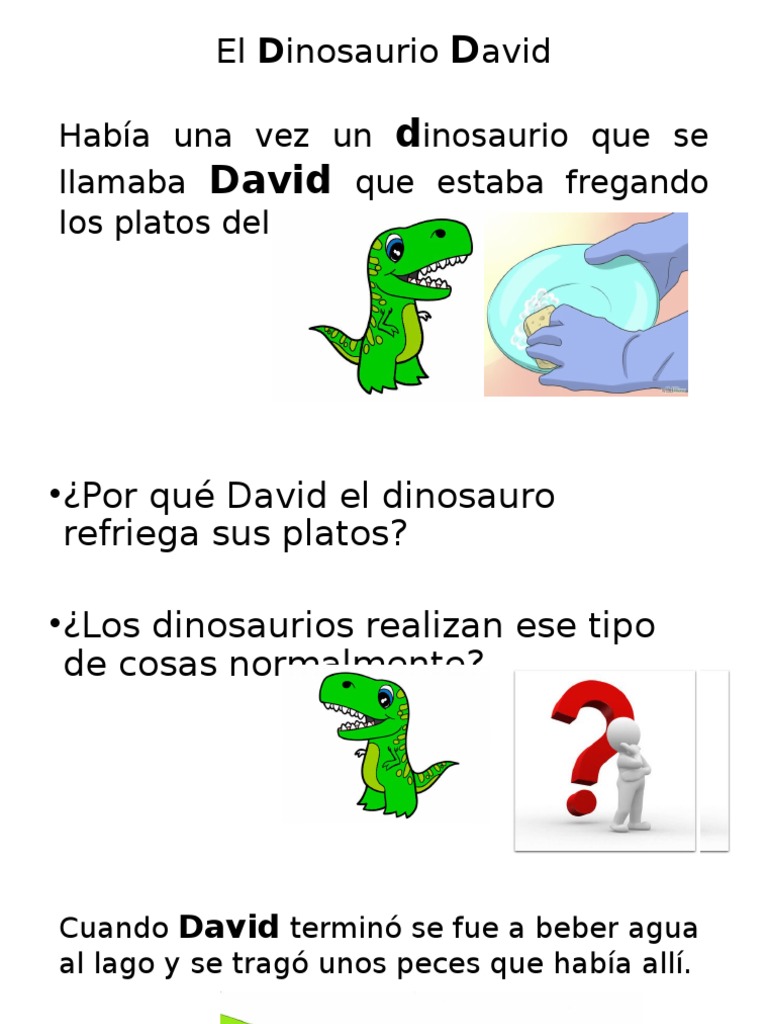 El Dinosaurio David | PDF