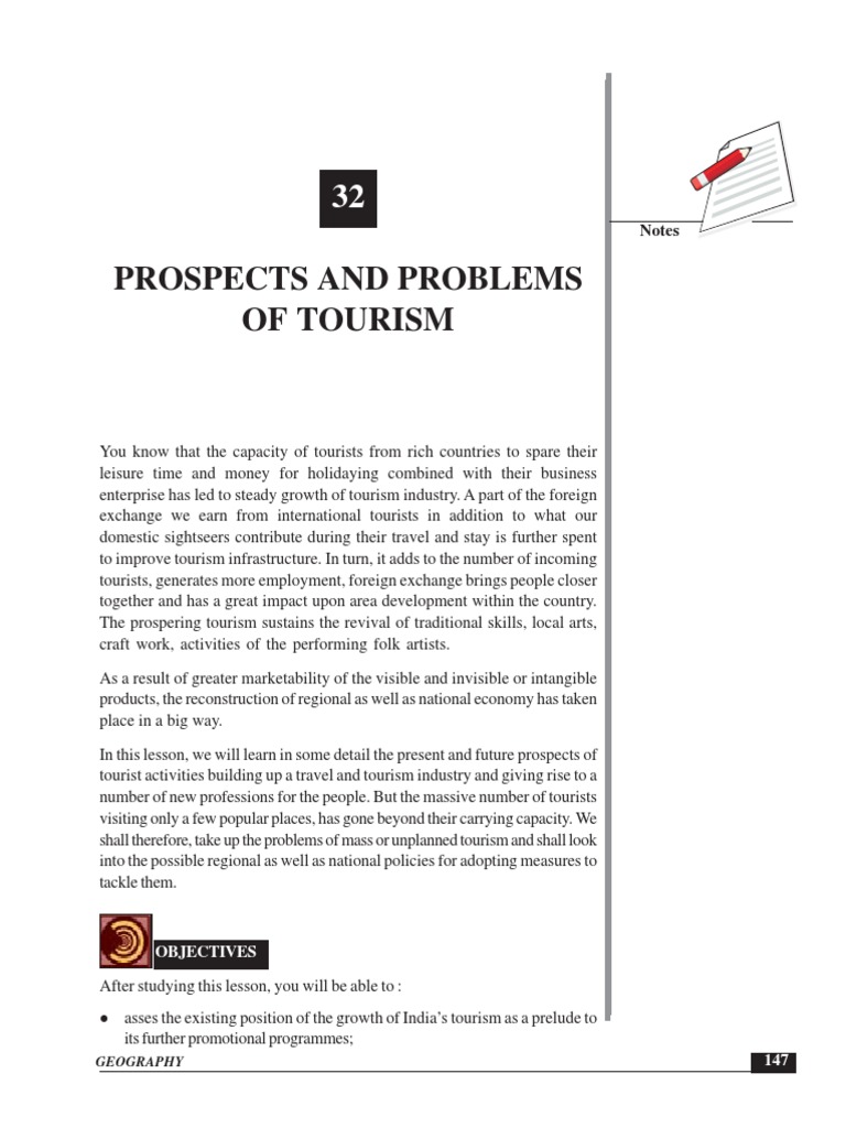 Prospects and Problems of Tourism: Notes | PDF | Tourism | Sustainability