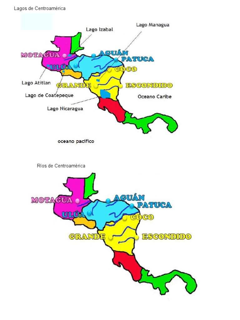mapas y flora y fauna de centroamerica.docx | Sandía | Piña