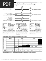 TDS Self Drilling Screws General | PDF | Screw | Drilling