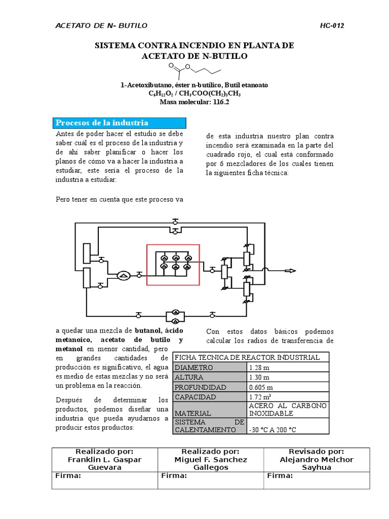 Acetato de N Butilo 2 | PDF | Calor | Temperatura