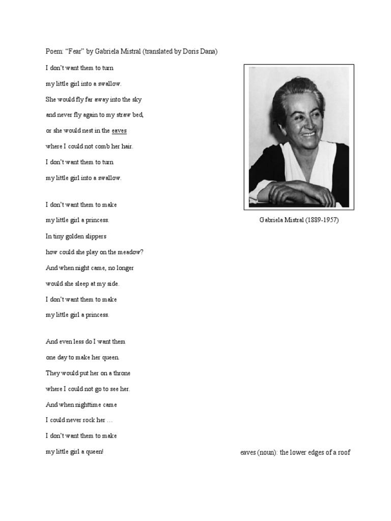Fear Poem | PDF