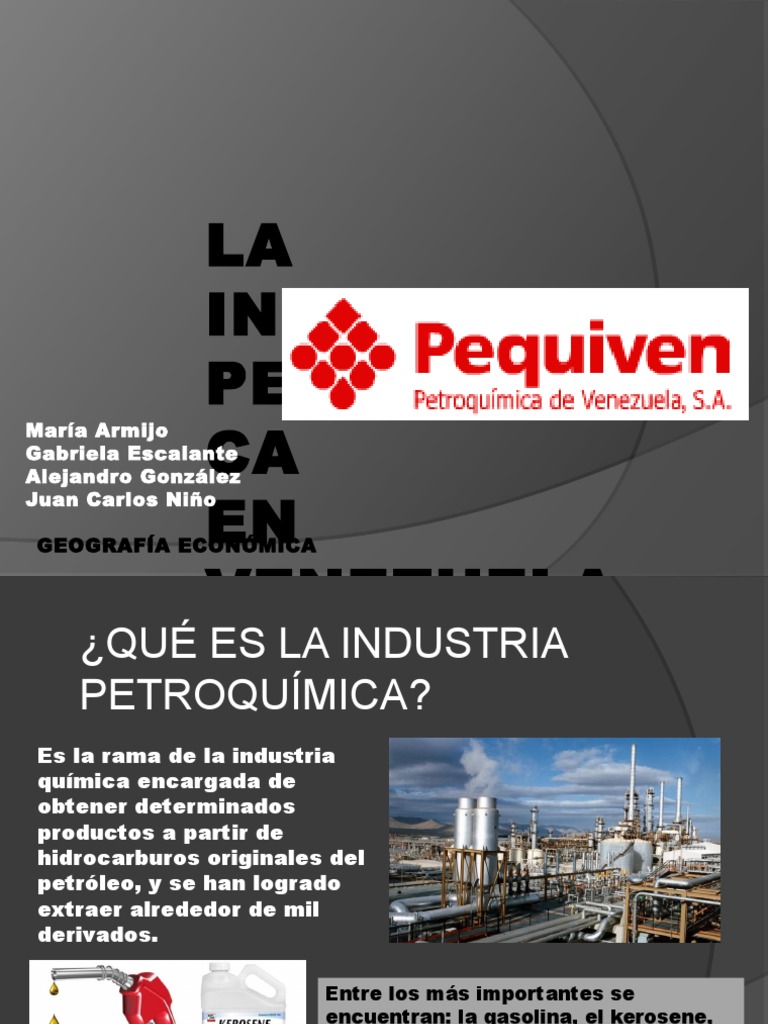 La Industria Petroquímica de Venezuela | Petróleo | Venezuela