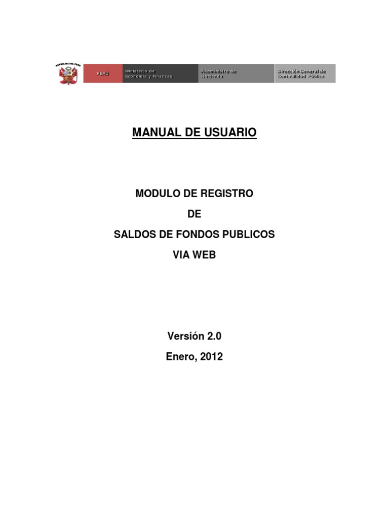 Manual Safop | PDF | Contabilidad | Informática y tecnología de la ...