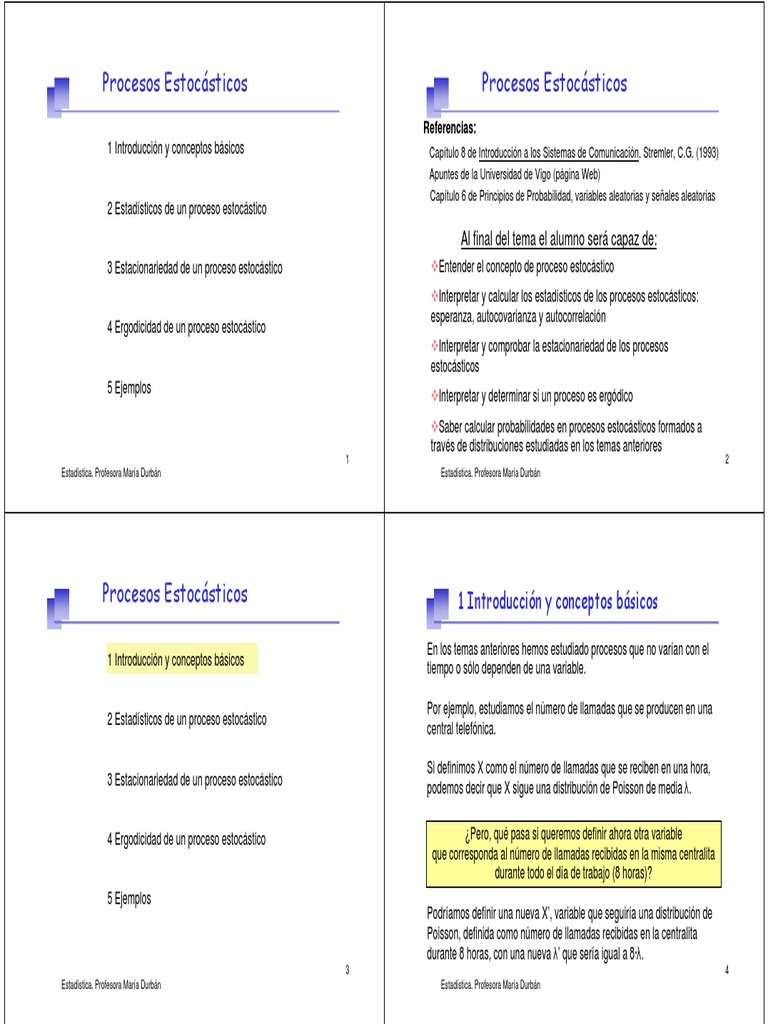 procesos estocasticos.pdf | Estocástico | Variable aleatoria