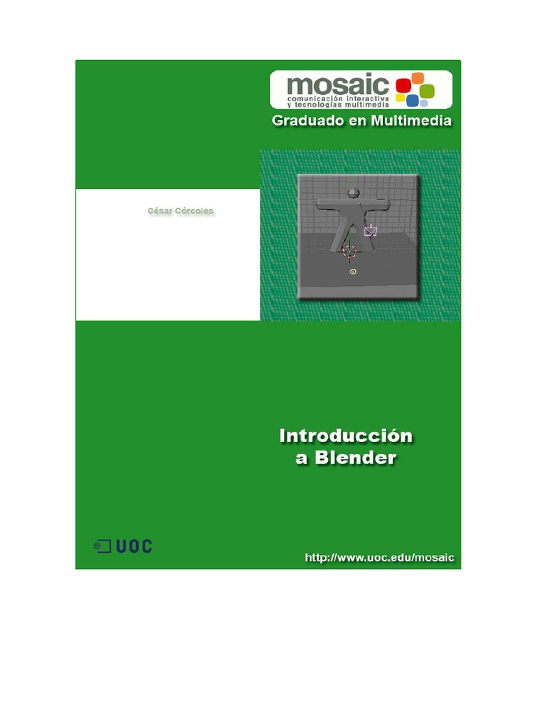 Manual de Introduccion A Blender | PDF | Licuadora (Software) | Ventana ...