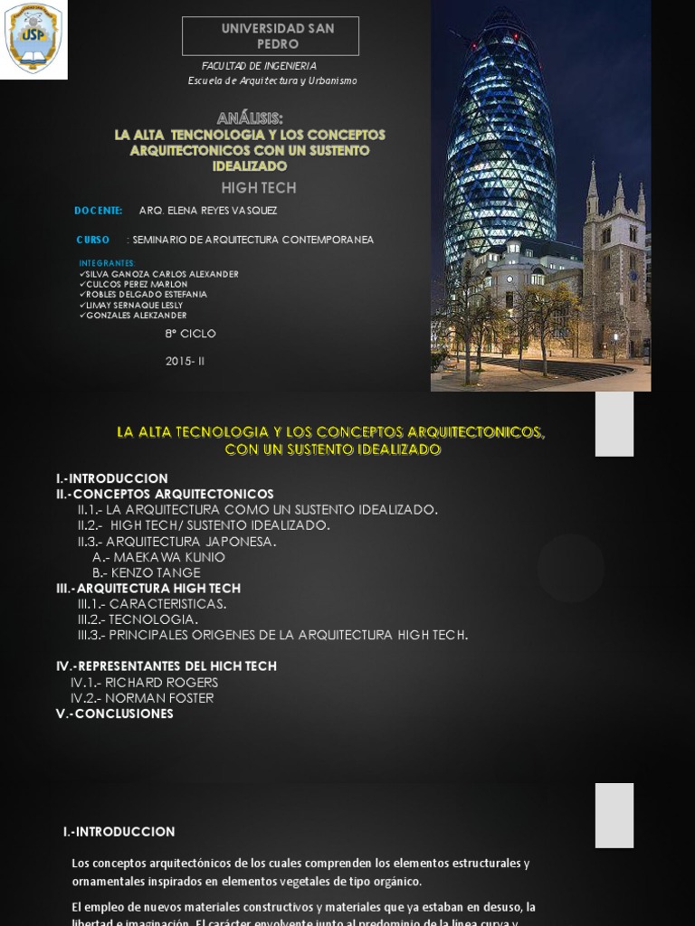 High Tech | PDF | Diseño arquitectonico | Arquitectura