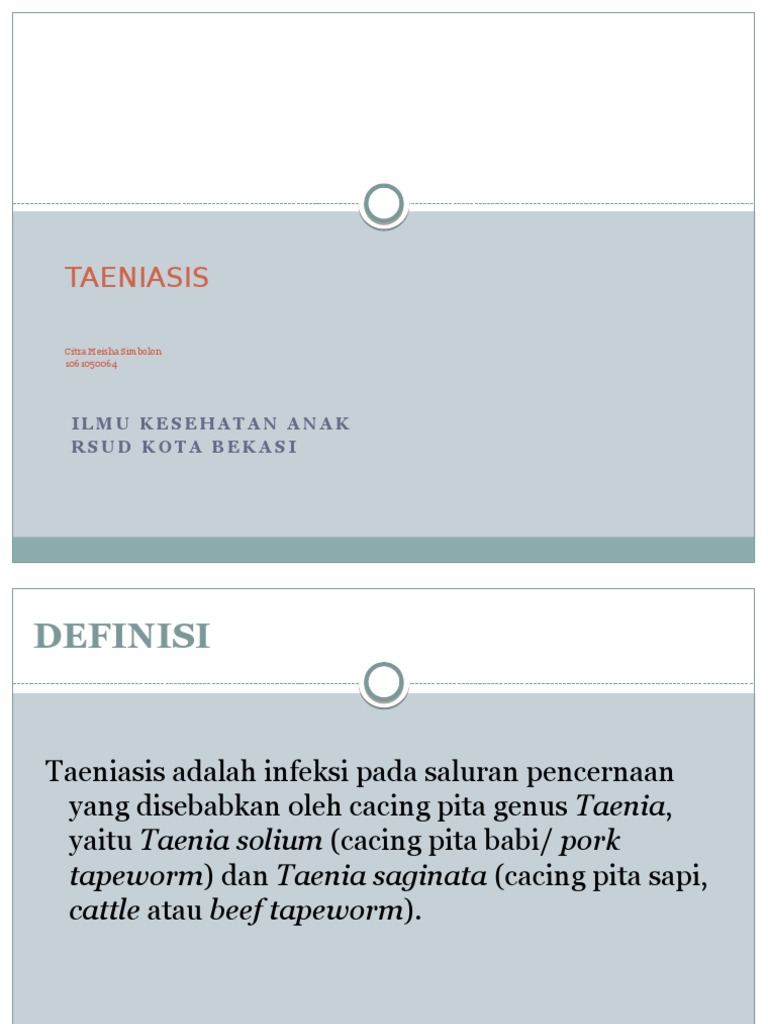 Taenias Is | PDF | Sains & Matematika