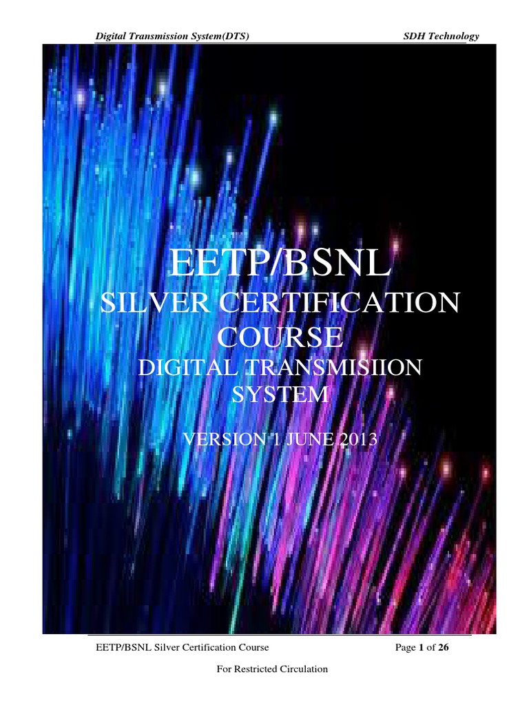 SDH Technology | PDF | Computer Network | Data Transmission