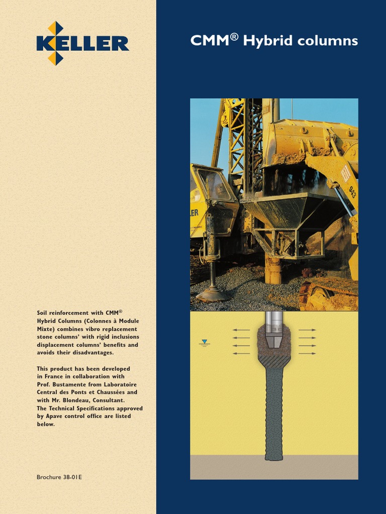 CMM Hybrid Columns: Brochure 38-01 E | PDF | Column | Foundation ...