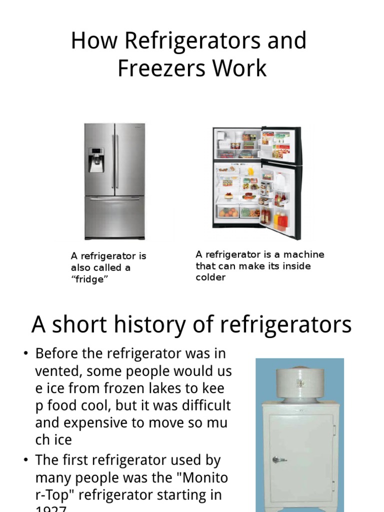 How A Refrigerator Works | PDF | Refrigerator | Atmospheric Thermodynamics