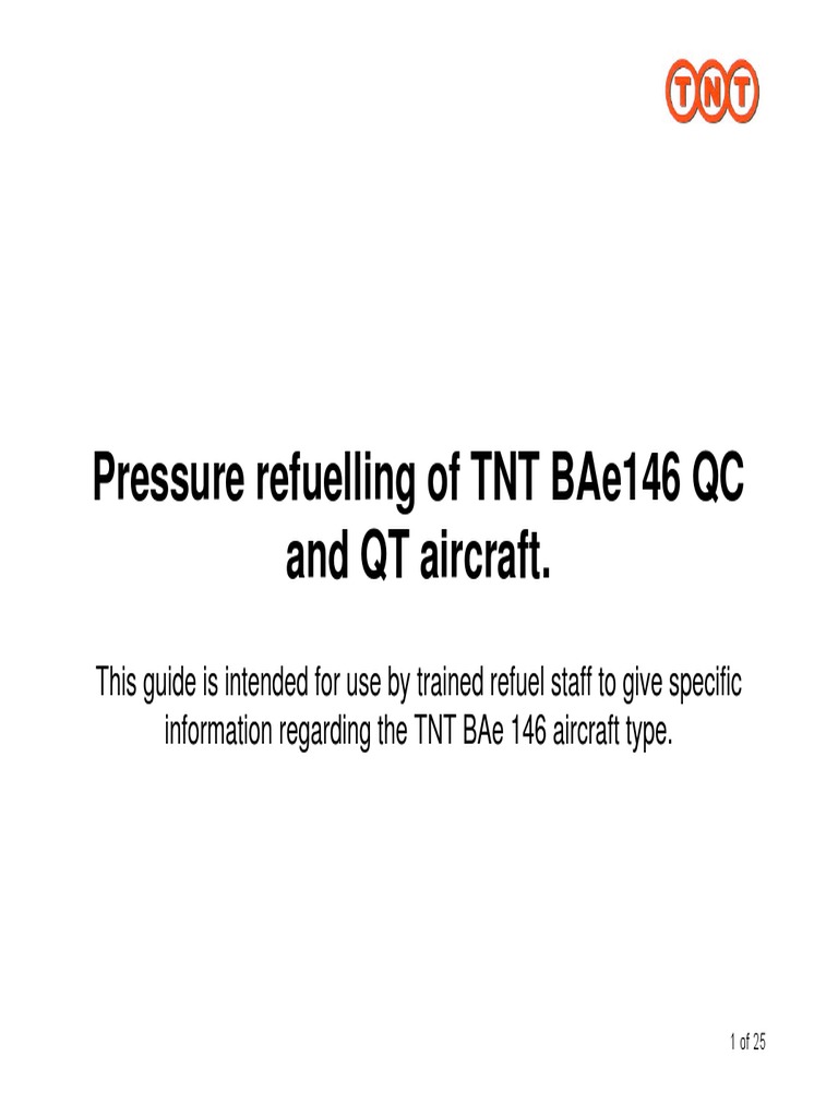 BAe146 Fuelling Procedures 2008 | PDF | Jet Fuel | Aerial Refueling