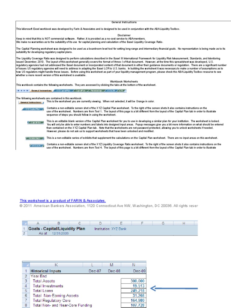 General Instructions | PDF | Basel Iii | Market Liquidity