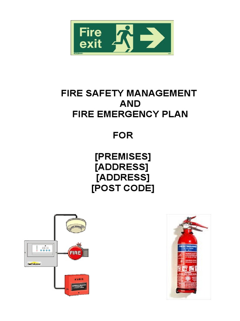 Fire Emergency Plan | Fire Safety | Occupational Safety And Health