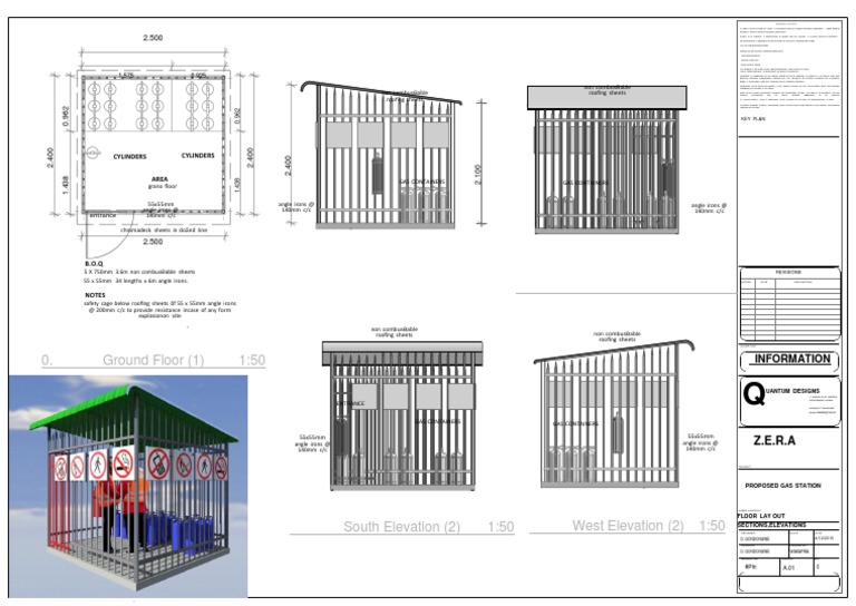 LPG Station Layout and Design Plan | PDF | Home & Garden
