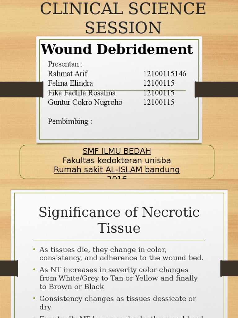 Wound Debridement | PDF | Skin | Medical Specialties