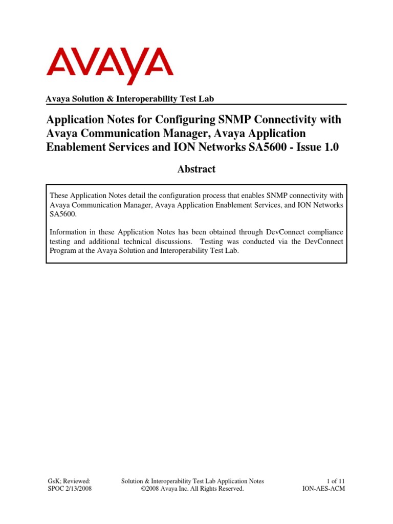 Config SNMP | PDF | Computer Network | Ip Address