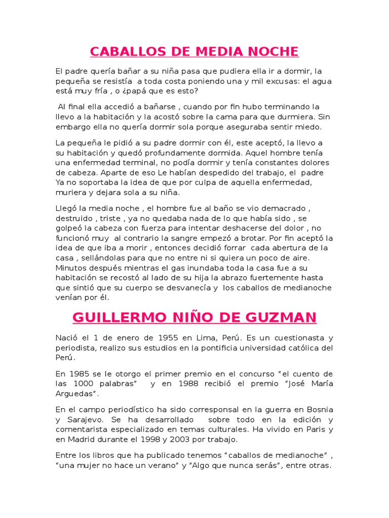 Caballos de Media Noche | PDF | Rabindranath Tagore