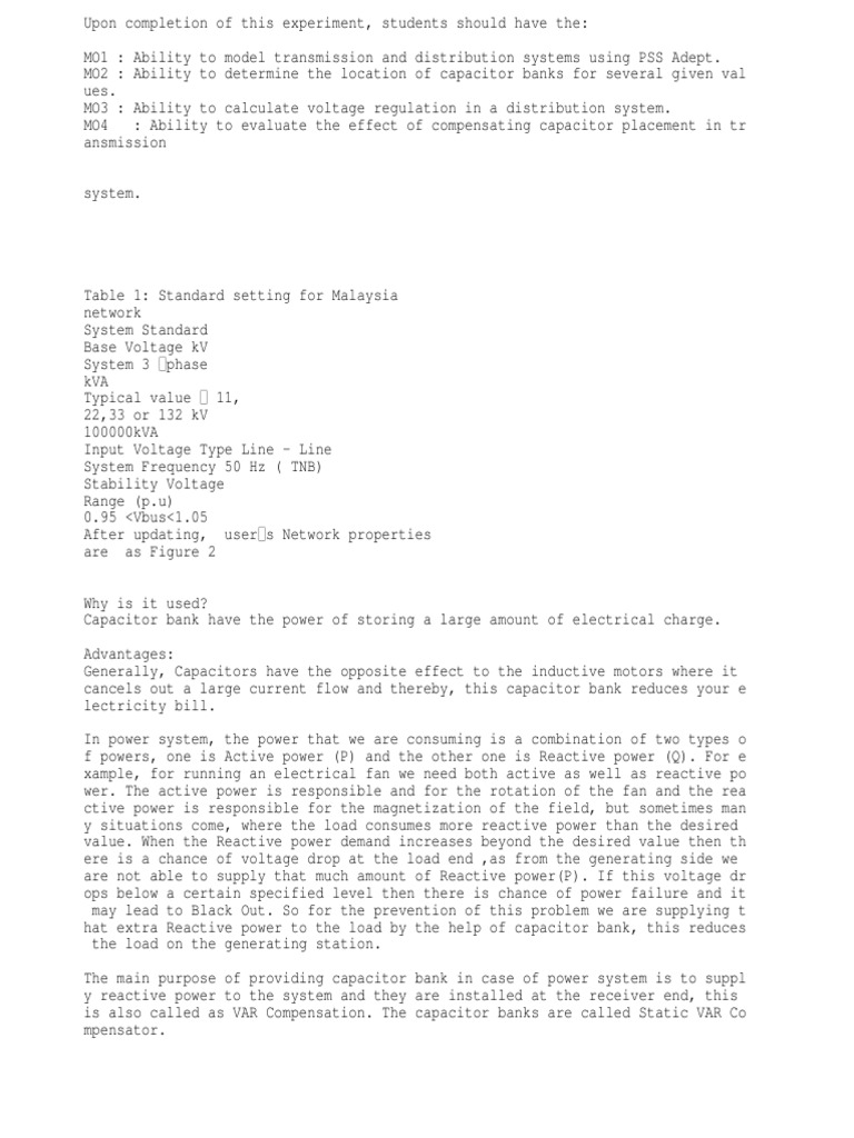 Modeling Transmission and Distribution Systems Using PSS Adept | PDF ...