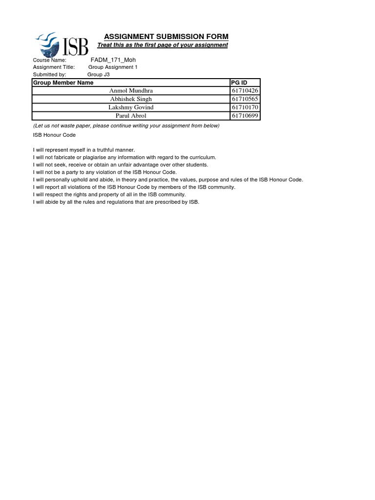 FADM Assignment.pdf | Novartis | Dividend | Free 30-day Trial | Scribd