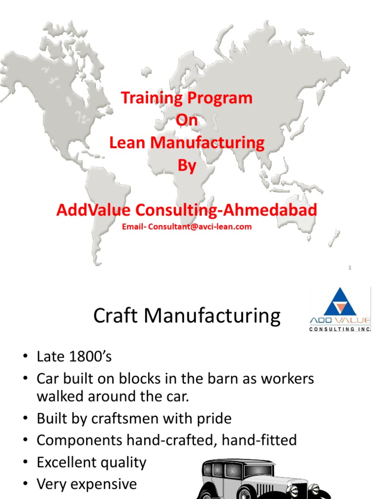 Training Program On Lean Manufacturing by Addvalue Consulting-Ahmedabad ...