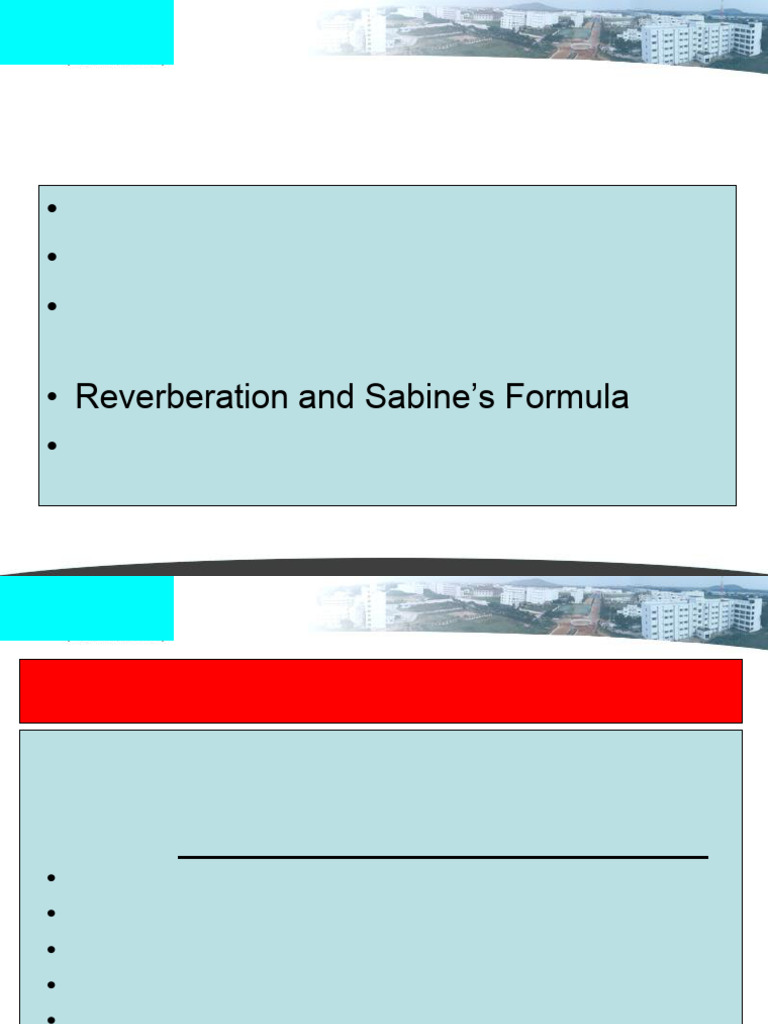 Introduction To Building Acoustics | PDF | Reflection (Physics) | Acoustics