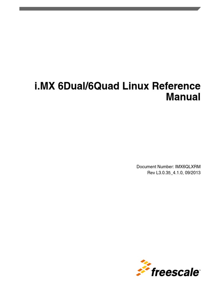 I.mx 6Dual6Quad Linux Reference Manual | PDF | Device Driver ...