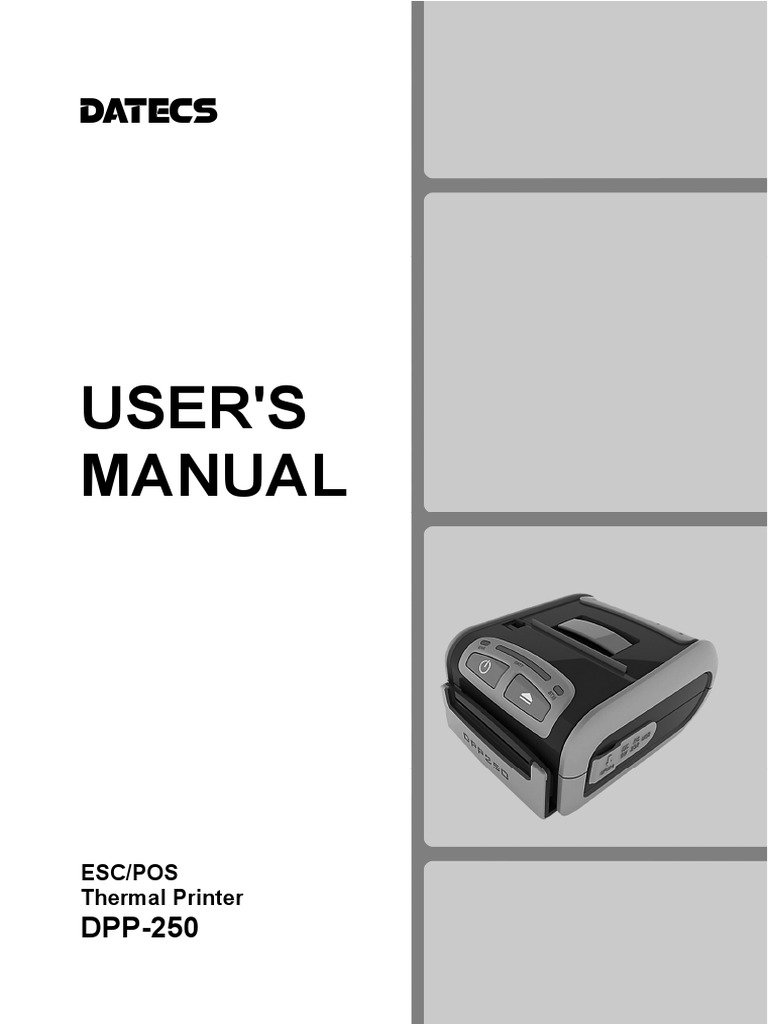 Thermal Printer User Guide | PDF | Bluetooth | Printer (Computing)