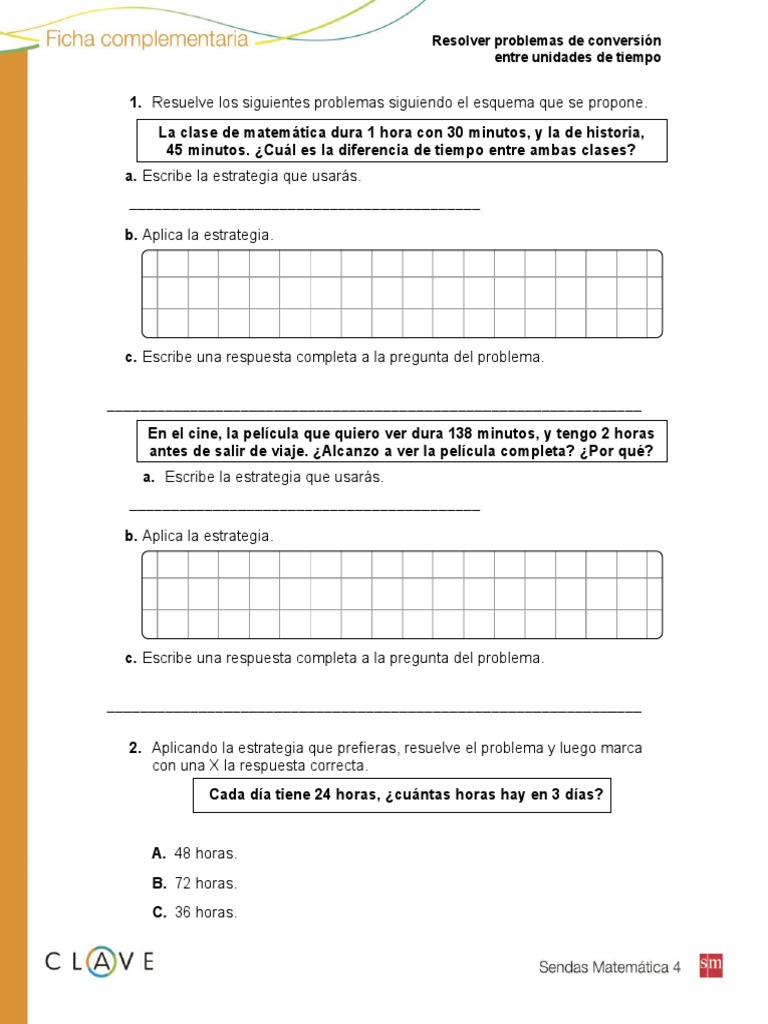 Mat4 Clave FichaComplementaria 30 | PDF