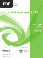CISM Manual Part 1 | PDF | Information Security | Governance