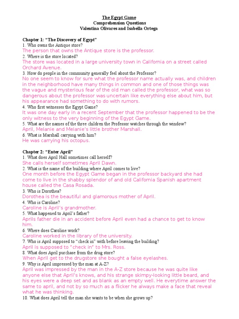 Egypt Game Quiz | PDF | Trick Or Treating | Egyptian Hieroglyphs